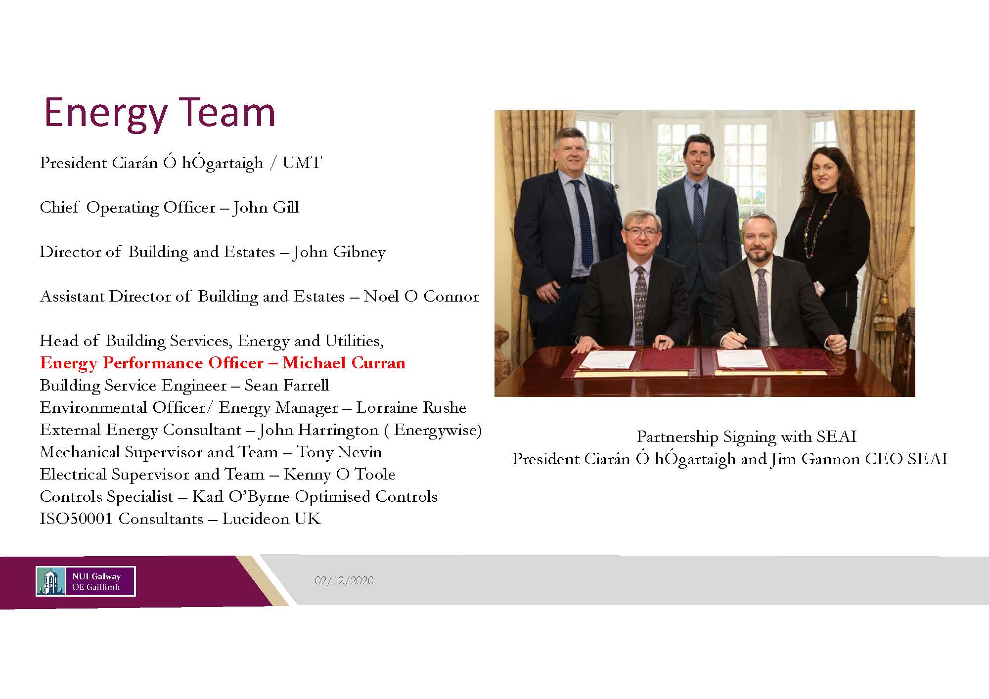 Energy Team - University of Galway